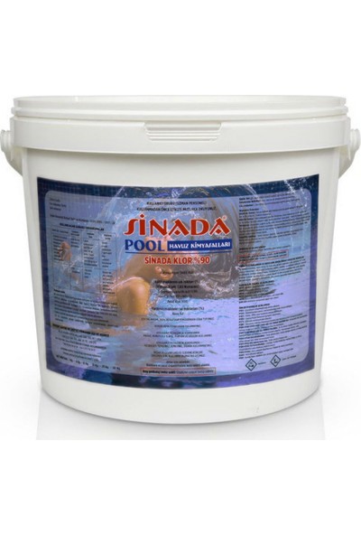 Sinada Toz Klor %90 25Kg Havuz Kimyasalı Sinada Toz Klor %90 25Kg Havuz Kimyasalı