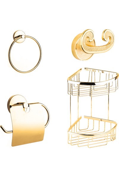 Baymera Damla Gold Serisi 4'lü Aksesuar Seti