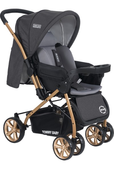 Tommybaby TB-700 Gold Çift Yönlü Bebek Arabası Puset