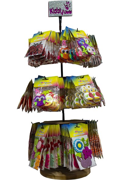 World Şekilli Keçe Standı - 360'lı Karma Stand