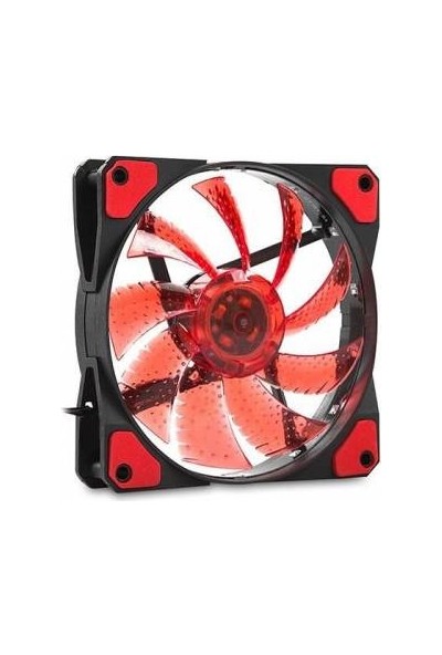 Versatile 12 cm Sessiz Kırmızı LED Işıklı Kasa Fanı FY-D125 Versatile 12 cm Sessiz Kırmızı LED Işıklı Kasa Fanı FY-D125