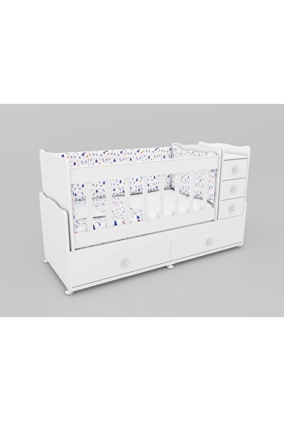 Alyans Bebek Mobilyaları Büyüyen 5 Çekmeceli Beşik