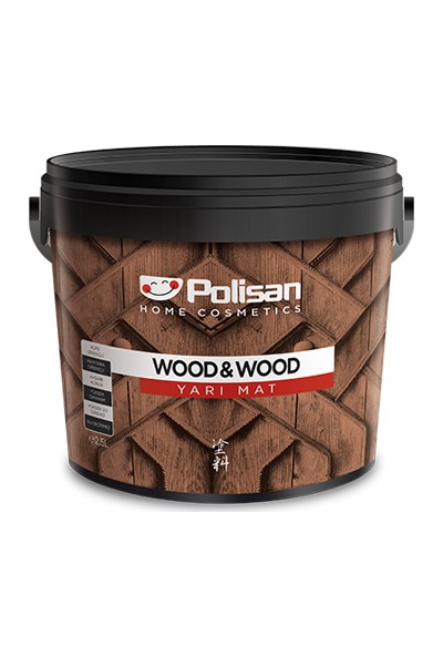 Polisan Wood & Wood Anti Aging Ahşap Verniği Yarı Mat Su Bazlı 2,5 lt Polisan Wood & Wood Anti Aging Ahşap Verniği Yarı Mat Su Bazlı 2,5 lt