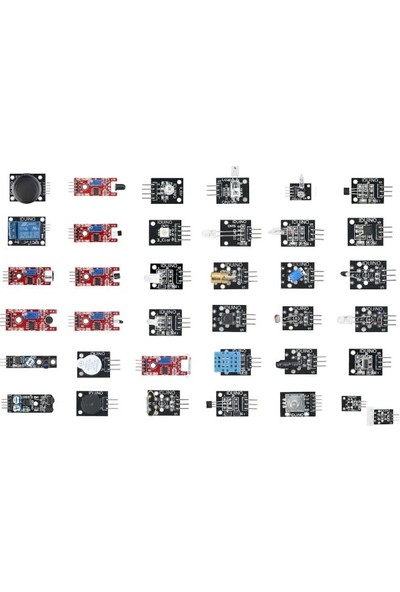 Robot Diyarı Arduino Sensör Seti 37 Parça Robot Diyarı Arduino Sensör Seti 37 Parça