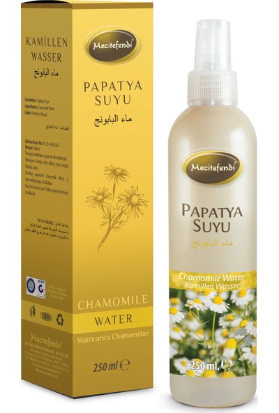 Mecitefendi Papatya Suyu 250 ml (Saç - Cilt - Gıda)