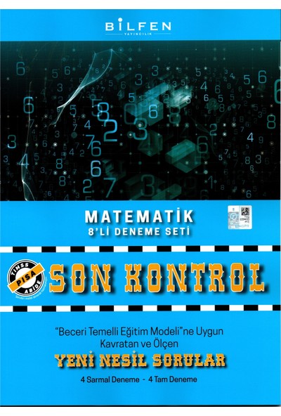 Bilfen Yayıncılık 8.Sınıf Matematik Son Kontrol 8'Li Deneme
