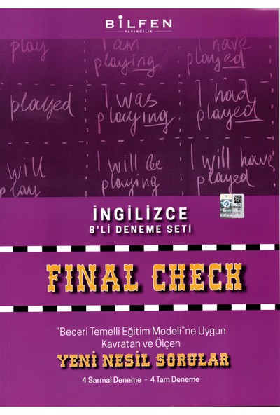 Bilfen Yayıncılık 8.Sınıf İngilizce Son Kontrol 8'Li Deneme
