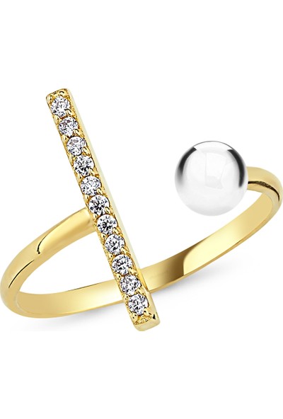 Altınsepeti Altın Taşlı Çubuk Toplu Yüzük AS340YZ Altınsepeti Altın Taşlı Çubuk Toplu Yüzük AS340YZ