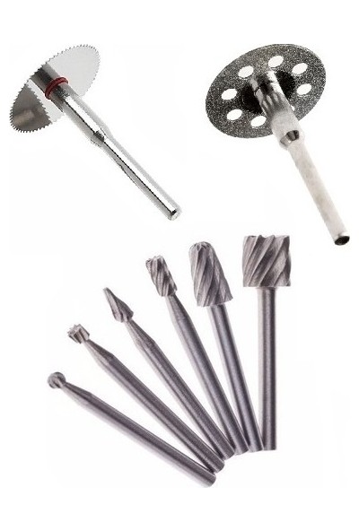 Sinka 10'lu Dremel Proxxon Için Ahşap Metal Cam Kesme Ahşap Oyma Disk Freze Seti Sinka 10'lu Dremel Proxxon Için Ahşap Metal Cam Kesme Ahşap Oyma Disk Freze Seti