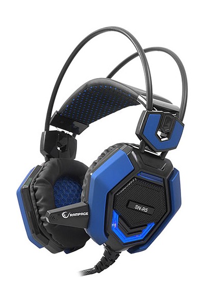 Rampage SN-R5 X-CORE Siyah/Mavi Oyuncu Mikrofonlu Kulaklık Rampage SN-R5 X-CORE Siyah/Mavi Oyuncu Mikrofonlu Kulaklık
