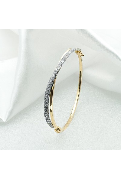 Favori Gold 14 Ayar Altın Kelepçe Bilezik