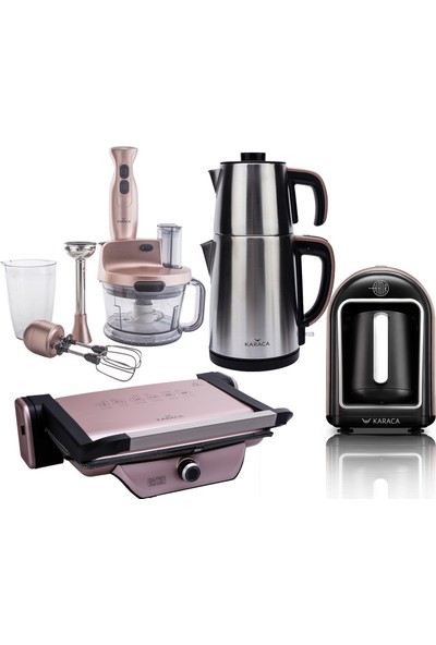 Karaca Smart Elektrikli Evlilik Paketi Rosegold Karaca Smart Elektrikli Evlilik Paketi Rosegold