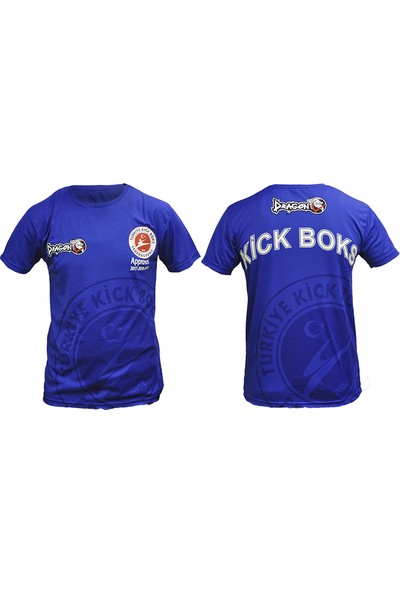 Dragon Kick Boks Tişörtü - Mavi