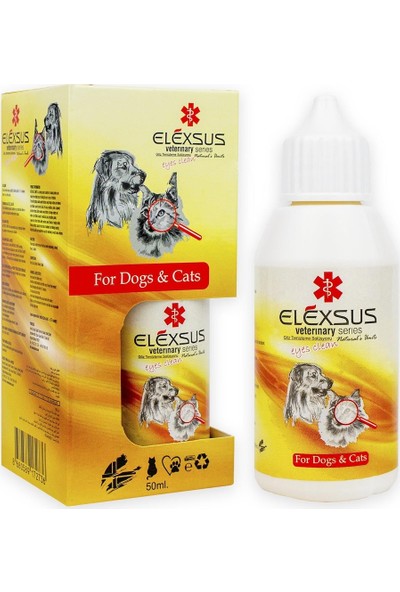 Elexsus Eyes Clean Kedi Köpek Göz Temizleme Solüsyonu 50 ml