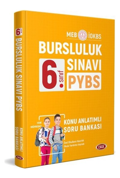 Data Yayınları 6. Sınıf Bursluluk Sınavı Konu Anlatımlı Soru Bankası Pybs İokbs - Komisyon Data Yayınları 6. Sınıf Bursluluk Sınavı Konu Anlatımlı Soru Bankası Pybs İokbs - Komisyon