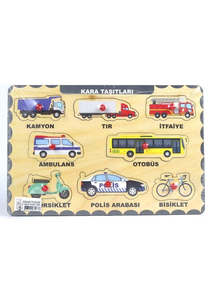 Maketçiniz Ahşap Yap Boz Puzzle Maketçiniz Ahşap Yap Boz Puzzle