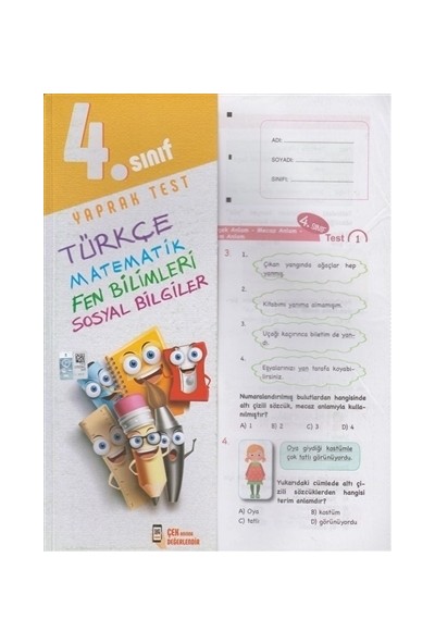4. Sınıf Tüm Dersler Yaprak Test 4. Sınıf Tüm Dersler Yaprak Test
