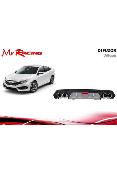 BTG Honda Civic Fc5 Difüzör