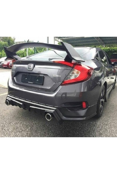 BTG Honda Civic Fc5 Mugen Plastik Arka Ek BTG Honda Civic Fc5 Mugen Plastik Arka Ek