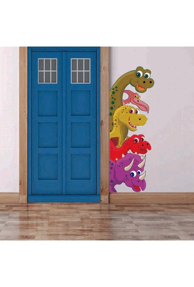 Kt Decoration Sevimli, Komik Kapı Arkadaşlarım Duvar Çıkartması