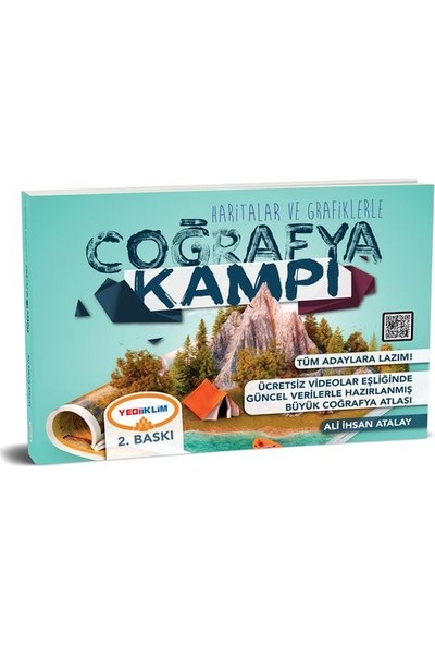 Yediiklim Yayınları 2020 KPSS Haritalar Ve Grafiklerle Coğrafya Kampı