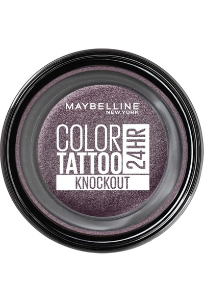 Maybelline New York Color Tattoo 24Hr Krem Göz Farı - 160 Knockout-Kızıl Mor Maybelline New York Color Tattoo 24Hr Krem Göz Farı - 160 Knockout-Kızıl Mor