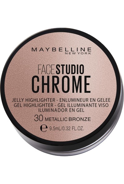 Maybellıne New York Face Studıo Chrome Jel Aydınlatıcı -30 Metallıc Bronze Maybellıne New York Face Studıo Chrome Jel Aydınlatıcı -30 Metallıc Bronze