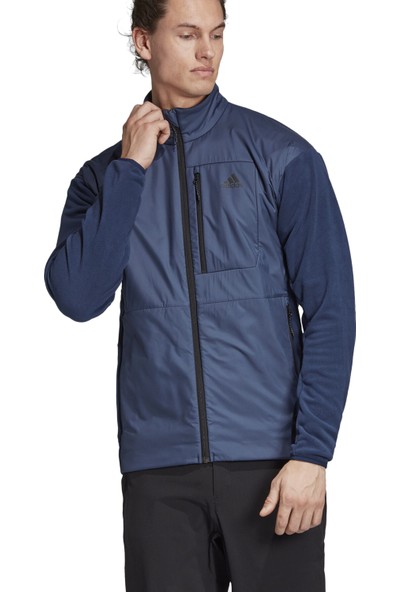 adidas Erkek Outdoor Ceketi EH8702 Lacivert Windfleece J