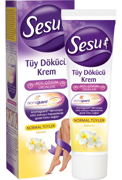 Sesu Tüy Dökücü Krem Alovera 100 Ml