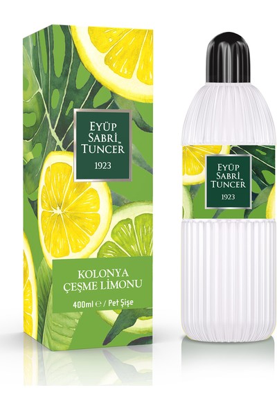 Eyüp Sabri Tuncer Çeşme Limonu Kolonyası 400 ml Silindir Pet Şişe Eyüp Sabri Tuncer Çeşme Limonu Kolonyası 400 ml Silindir Pet Şişe