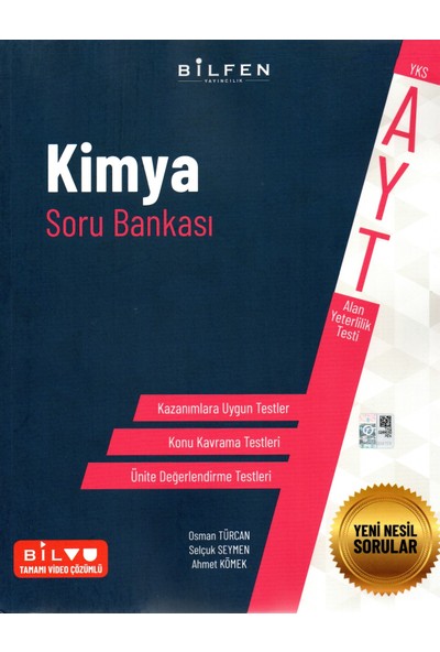 Bilfen Yayıncılık 12. Sınıf Ayt Kimya Soru Bankası Yeni