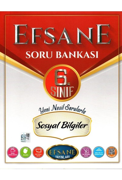Efsane Yayınları 6. Sınıf Sosyal Bilgiler Soru Bankası Efsane Yayınları 6. Sınıf Sosyal Bilgiler Soru Bankası