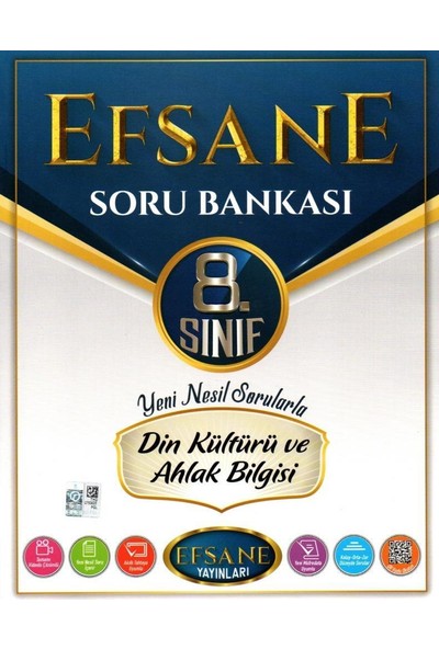 Efsane Yayınları 8. Sınıf Din Kültürü ve Ahlak Bilgisi Soru Bankası Efsane Yayınları 8. Sınıf Din Kültürü ve Ahlak Bilgisi Soru Bankası