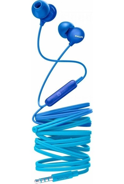 Philips SHE2405BL Upbeat Kablolu Kulak İçi Mikrofonlu Kulaklık - Mavi