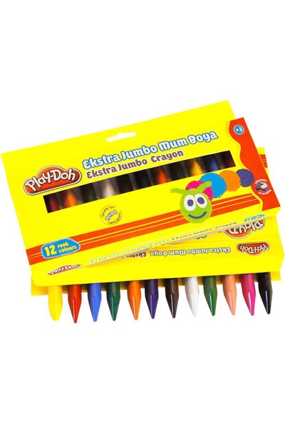 Play-Doh Jel Crayon Extra Jumbo 12 Renk Play-Cr011 Play-Doh Jel Crayon Extra Jumbo 12 Renk Play-Cr011