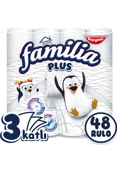 Familia Plus Tuvalet Kağıdı Jumbo Paket 48 Rulo Familia Plus Tuvalet Kağıdı Jumbo Paket 48 Rulo