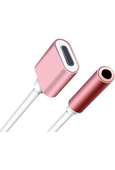 Gplus BTY109 Lightining Bluetoothlu 2 in 1 Şarj ve 3.5 mm Audio Ses Kablosu Rose Gold Gplus BTY109 Lightining Bluetoothlu 2 in 1 Şarj ve 3.5 mm Audio Ses Kablosu Rose Gold