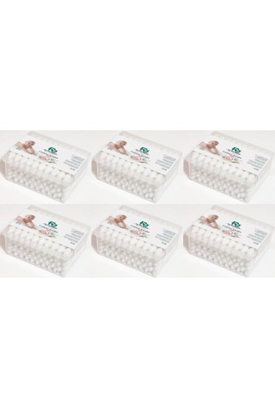 Fe Pamuklu Bebek Kulak Temizleme Çubuğu 60 Lı 6 Kutu (360 Adet)