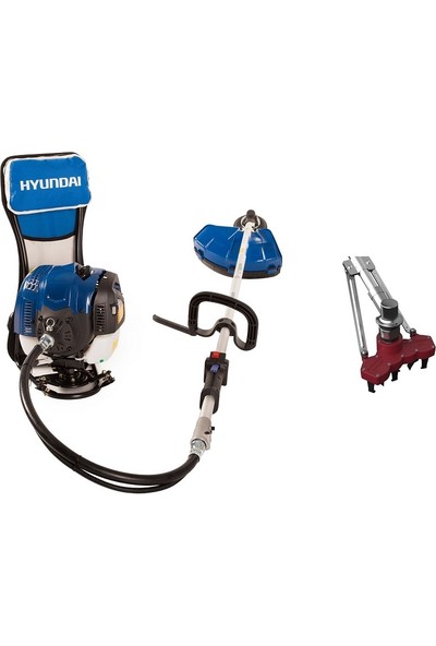 Hyundai HYX55S Benzinli Sırt Tırpanı + Farmart M4 Çapalama Aparatı Hyundai HYX55S Benzinli Sırt Tırpanı + Farmart M4 Çapalama Aparatı