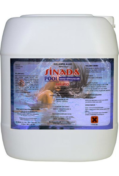 Sinada Havuz Parlatıcısı Kimyasalı