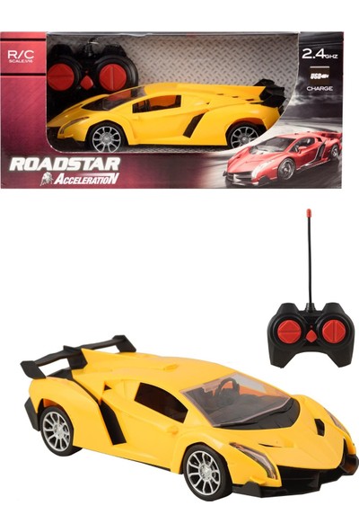 Kayyum Oyuncak Roadstar Uzaktan Kumandalı 1:16 Şarlı Spor Araba Lamborghini