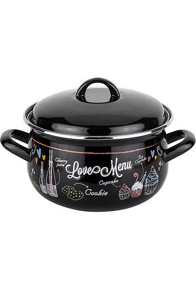 Tantitoni Love Menu Emaye Yoğurt Tenceresi 20 cm Tantitoni Love Menu Emaye Yoğurt Tenceresi 20 cm
