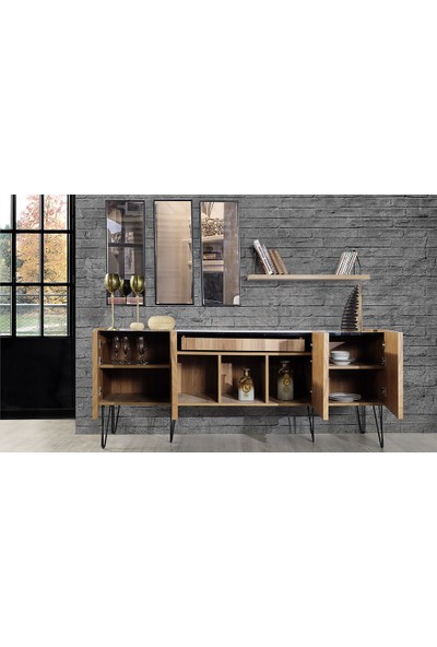 Cadde Yıldız Pera Ahşap Konsol