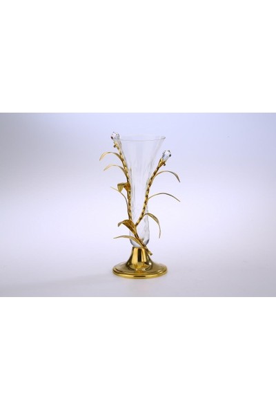 MCA Kristal Taşlı Cam Vazo