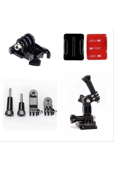 Knmaster Tüm Aksiyon Kameralarla Uyumlu Oval Zemin Yapıştırıcı + Hızlı Tak Çıkar + Pivot Takımı Aparatları Knmaster Tüm Aksiyon Kameralarla Uyumlu Oval Zemin Yapıştırıcı + Hızlı Tak Çıkar + Pivot Takımı Aparatları