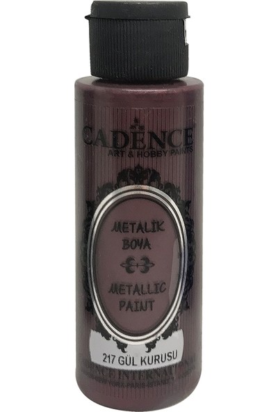 Cadence Metalik Boya 70 ml. 217 Gül Kurusu
