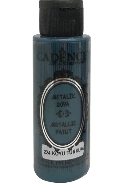 Cadence Metalik Boya 70 ml. 224 Koyu Turkuaz