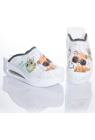 Nur Ortopedi Baykuş Sincap Airmax Kadın Sabo Terlik