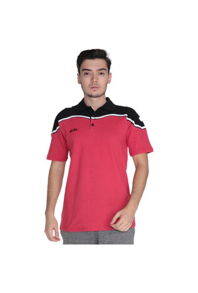 Sportive New Line Erkek Polo Yaka Kırmızı Siyah Tişört Sportive New Line Erkek Polo Yaka Kırmızı Siyah Tişört