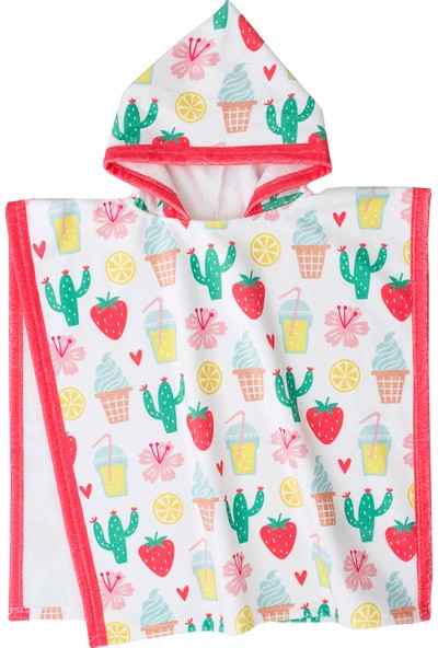 Hamur Plaj Havlusu Çocuk Panço Ice Cream